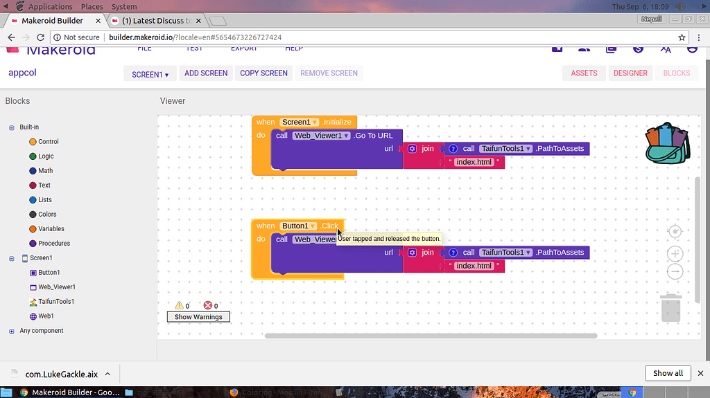 Webview custom html with js css jquery not working - Discuss - Kodular Community