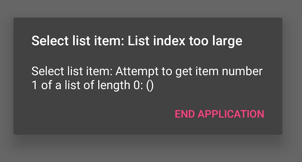 List view error - Bugs - Kodular Community