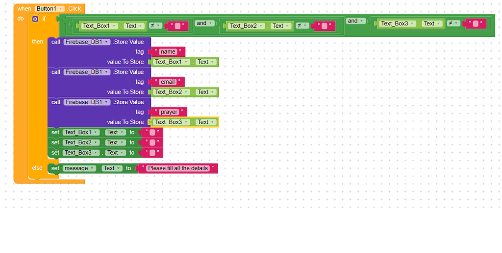 Firebase value from textbox getting overwrite - Discuss - Kodular Community