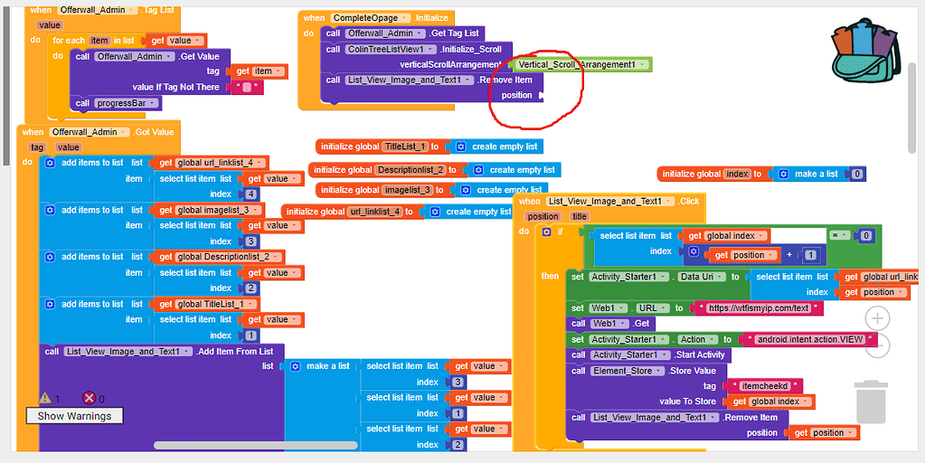 How To Remove List View Image & List when Screen Initialize? - Discuss - Kodular Community
