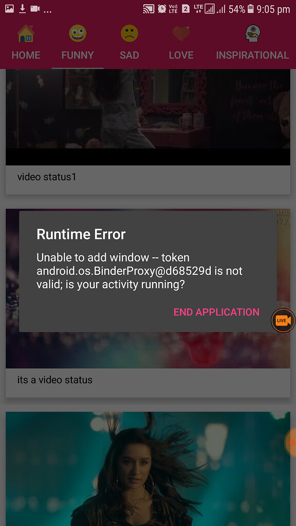 UnKnown Runtime Error 🤔 can't Understand - Discuss - Kodular Community