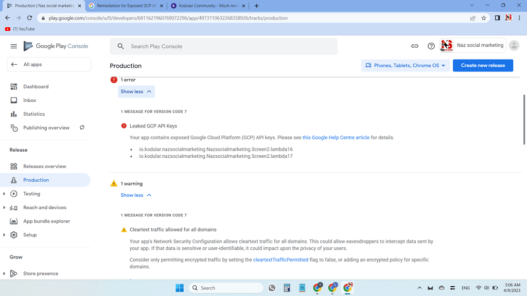 How to fix this error: Leaked GCP API keys - Discuss - Kodular Community