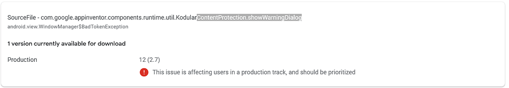 Crashes and application not responding (ANR) errors - Discuss - Kodular ...