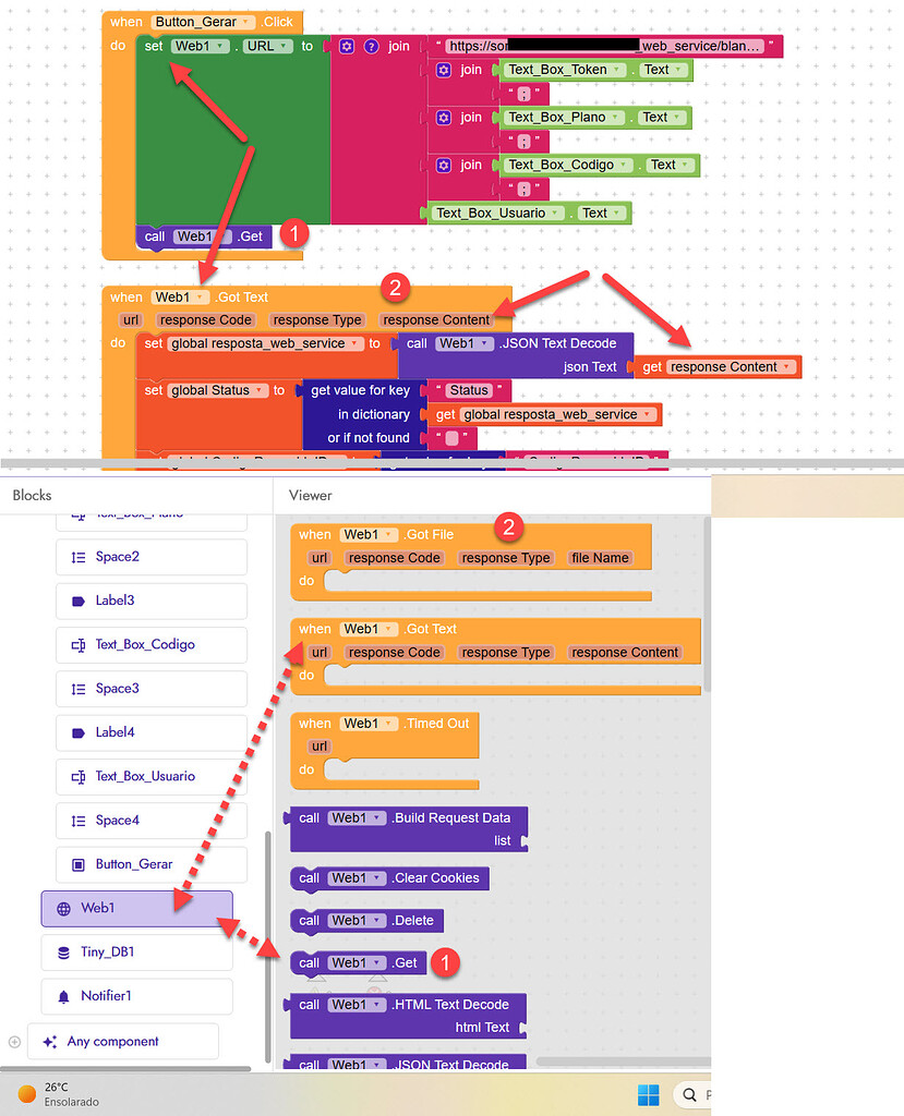 (Resolved) Not getting response content Json block - Discuss - Kodular ...