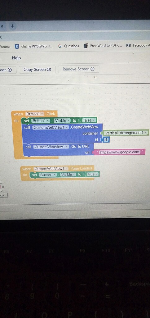 Custom Webview URL not Loaded - Discuss - Kodular Community