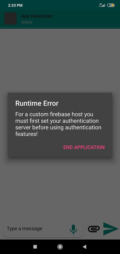 Firebase Database error help me - Discuss - Kodular Community