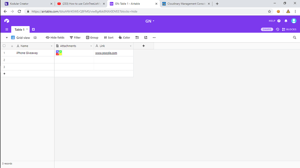 How to use airtable attachment - Discuss - Kodular Community