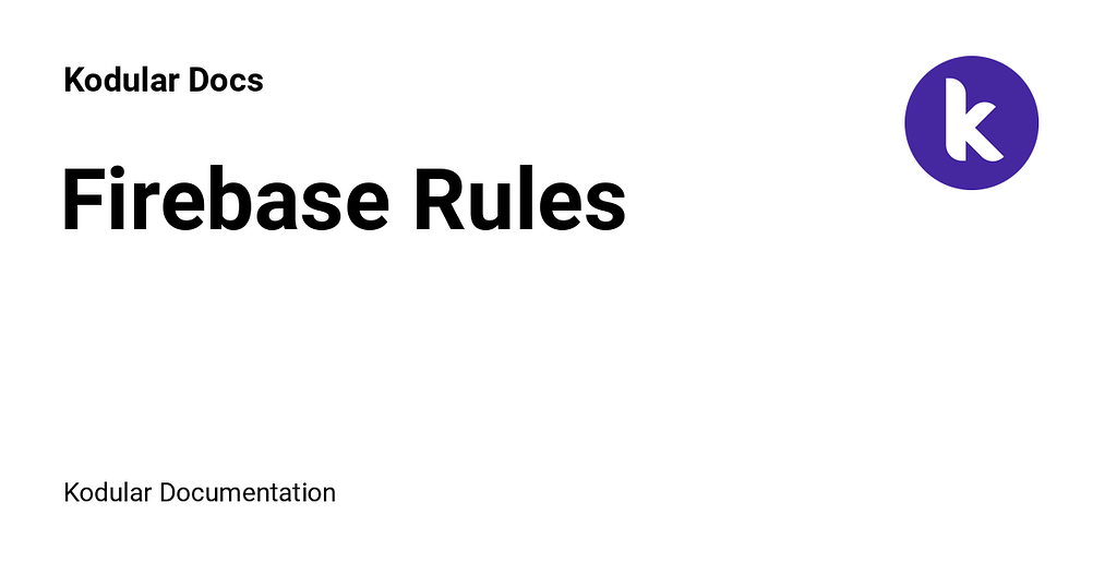 Setting security rules Firebase Database Access - Discuss - Kodular ...