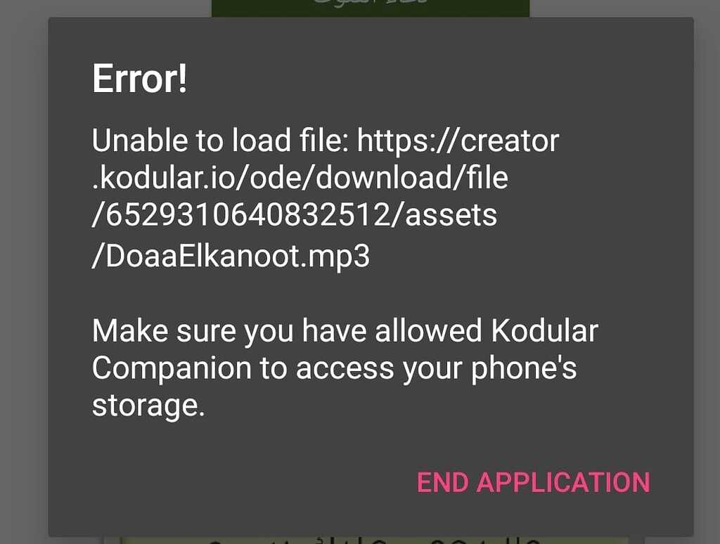 Unable to load file - Discuss - Kodular Community