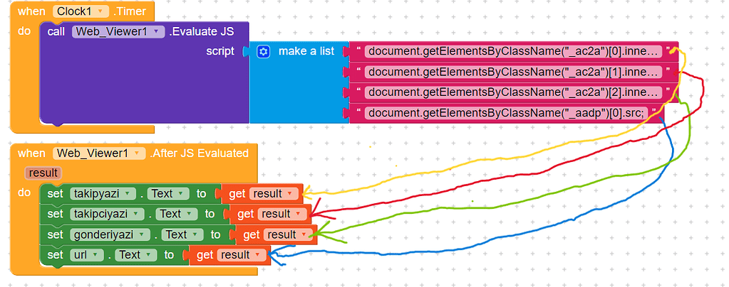 How can I get these values one by one - Discuss - Kodular Community