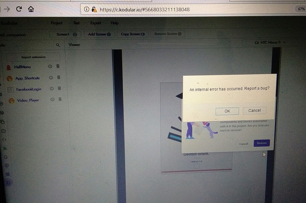 Error in compiling! - Discuss - Kodular Community