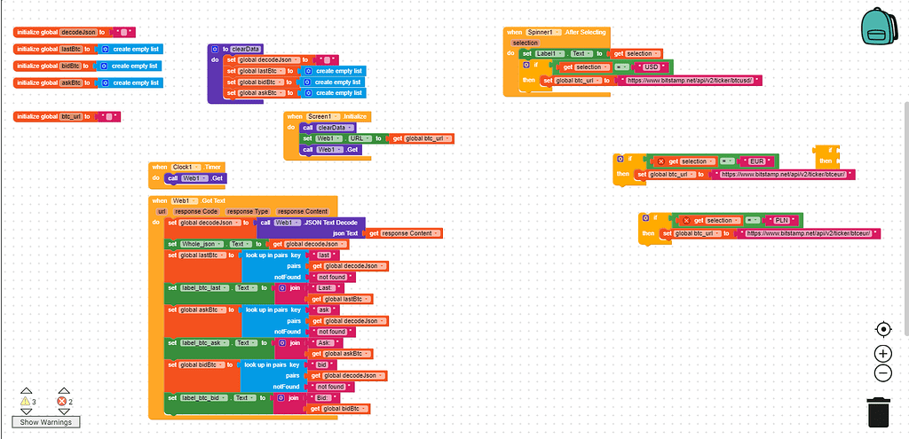 Variable url for web component from spinner - Discuss - Kodular Community