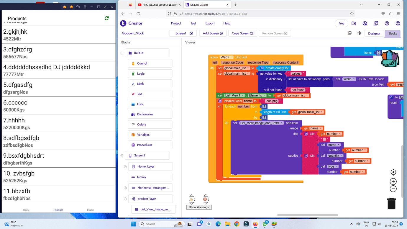 Image not showing in listview and image - Discuss - Kodular Community