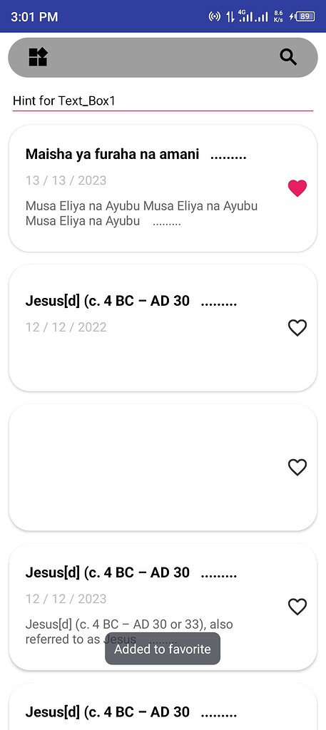 Display data on the same screen - Discuss - Kodular Community