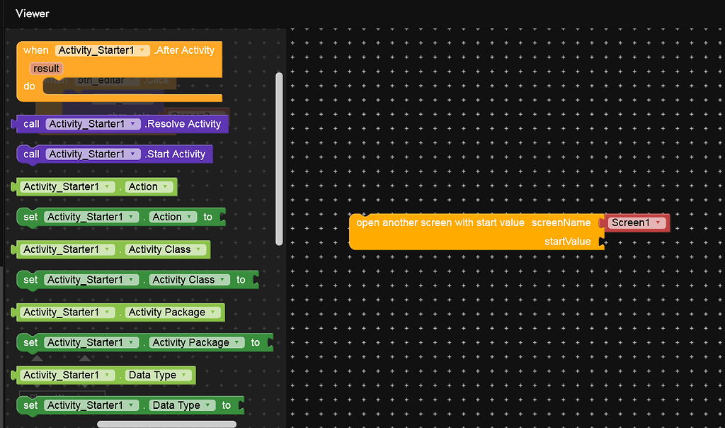 Call a screen made in the layout component of another screen - Discuss - Kodular Community