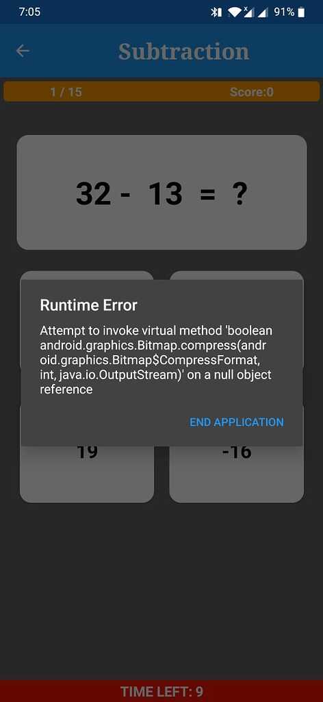 Runtime Error boolean.android.graphic.Bitmap.compress In Some Devices - Discuss - Kodular Community