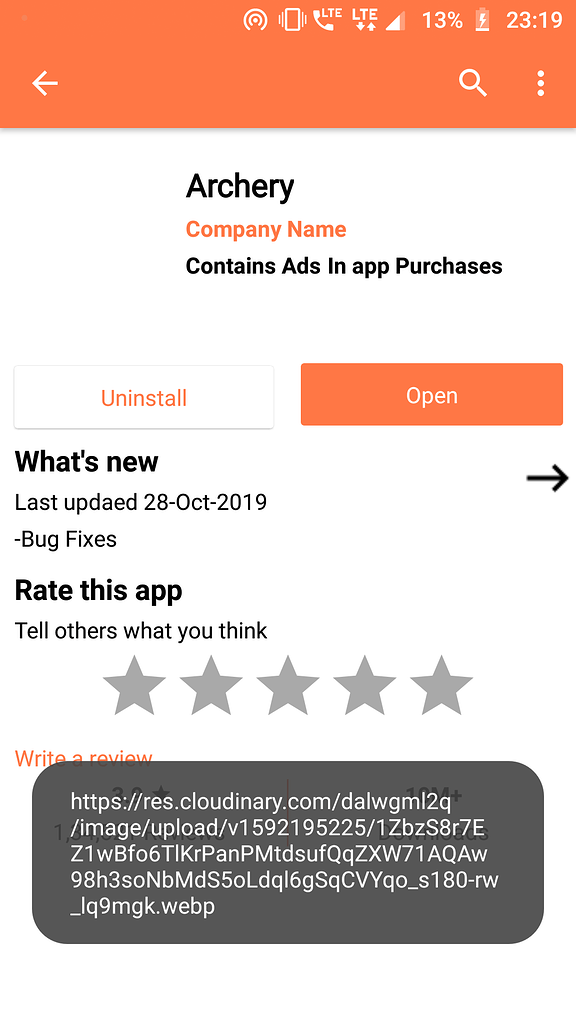 Cloudinary image airtable loading error - Discuss - Kodular Community
