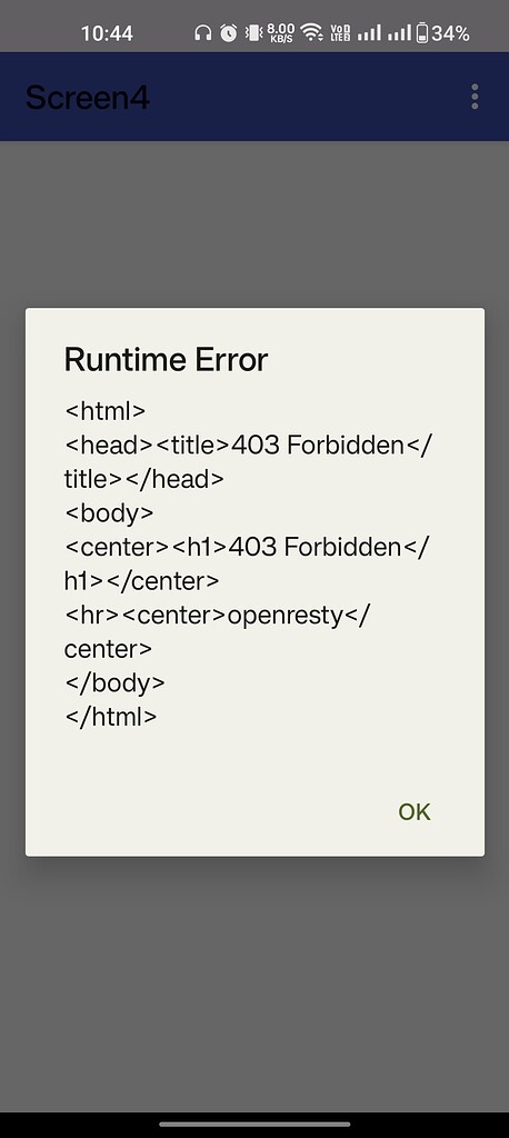 I Am Geting This Error Discuss Kodular Community