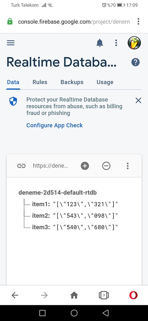 Firebase list got value - Discuss - Kodular Community