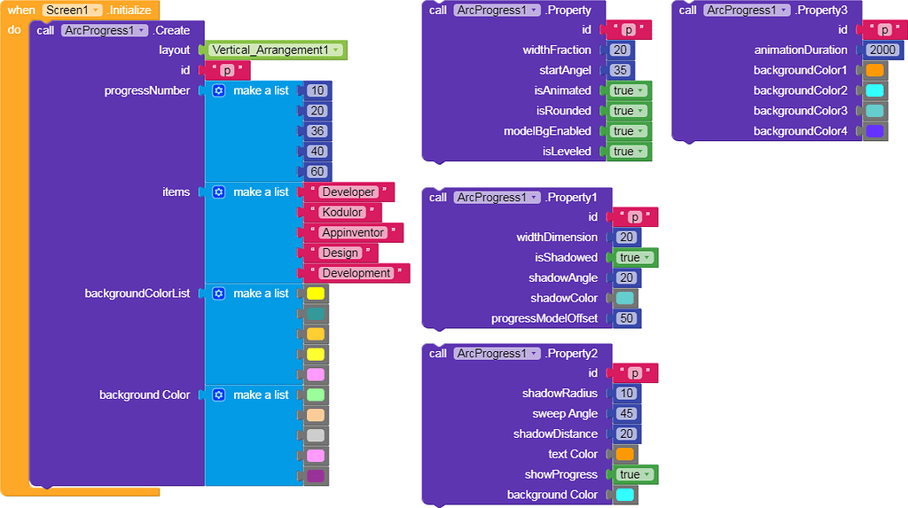 My new [paid ] extension ArcProgressBar - Extensions - Kodular Community