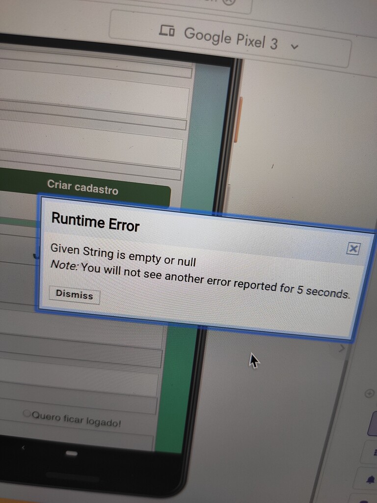 Given String is empty or null - Discuss - Kodular Community