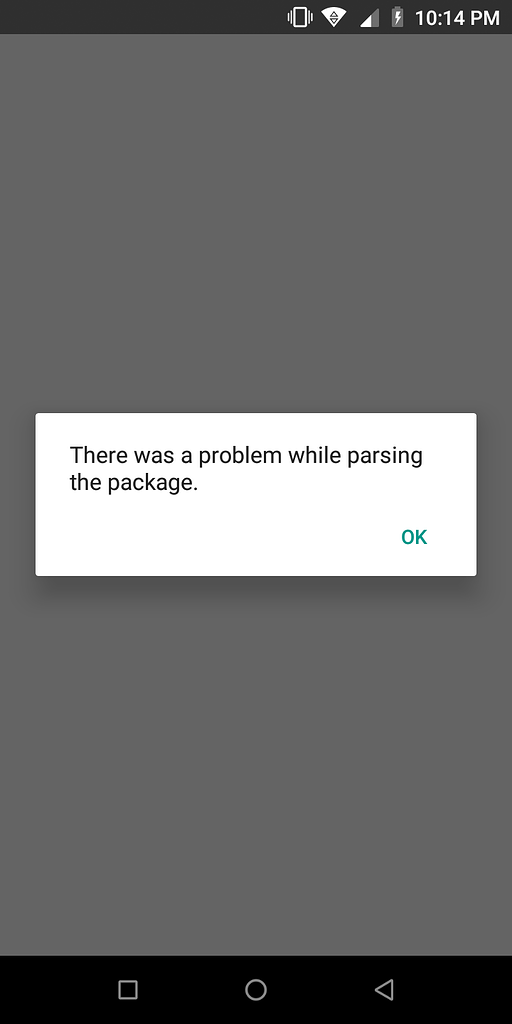 PROBLEM WHILE PARSING THE PACKAGE - Discuss - Kodular Community