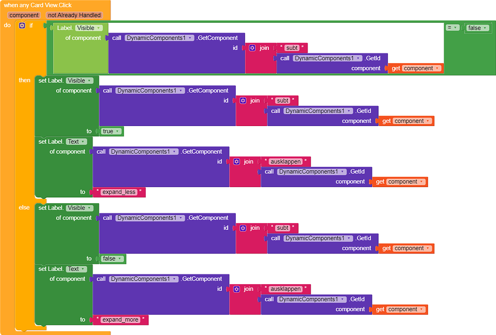 Error with Dynamic Label Click Event - Discuss - Kodular Community