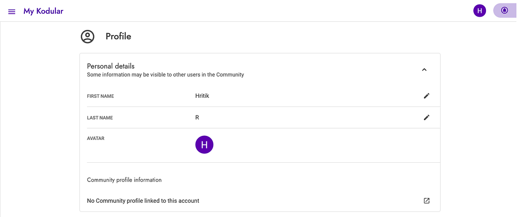 Community account is not showing in kodular profile - Discuss - Kodular Community