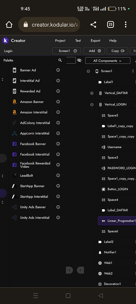 I want to put Admob ads but I do not see any banner ads in monetized, what should I do for this ...