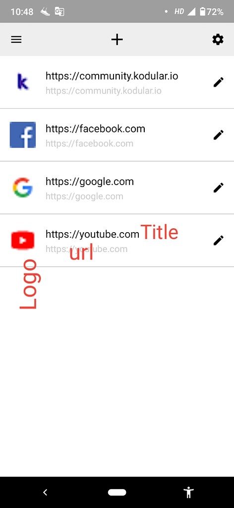How to implement Icon, Title and url link to colintree - Discuss - Kodular Community