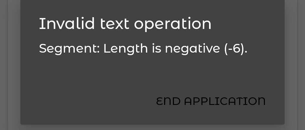 Invalid Text Operation - Discuss - Kodular Community