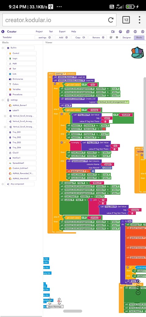 My app crashes when I open a specific screen .But works fine in kodular - Discuss - Kodular ...