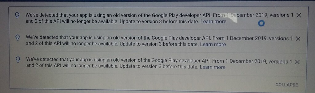 Outdated Google Play Developer API Version - Discuss - Kodular Community