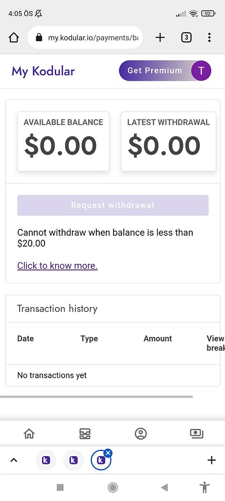 Kodular Balances and transactions - Discuss - Kodular Community