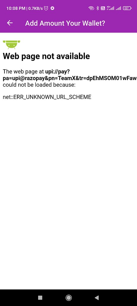 Err_unknown_url_scheme - Discuss - Kodular Community