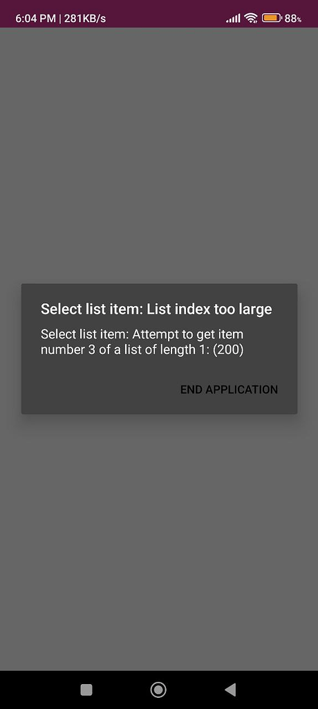 Error on list view by using google sheet - Discuss - Kodular Community