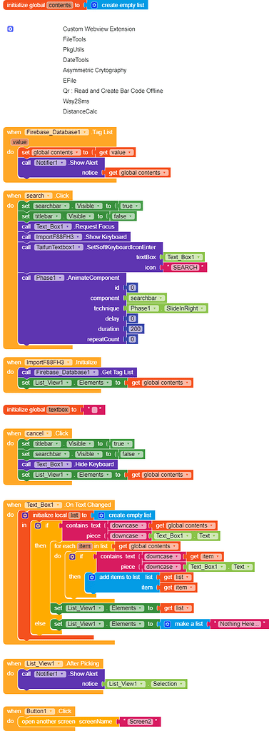 How To Convert Firebase Tags In To List? - Discuss - Kodular Community
