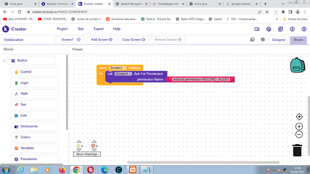 Webview enable the microphone For javascript permission - Discuss - Kodular Community