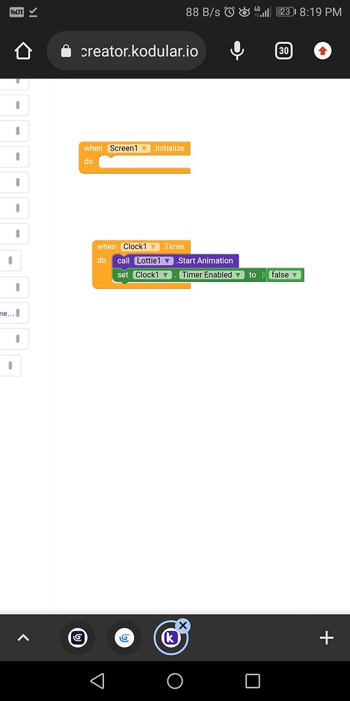 Lottie. Not working tried everything..! Not showing in companion too - Discuss - Kodular Community
