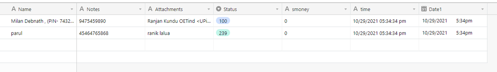 How to fetch specific rows by writing the name or saving the name in my apps text box from ...