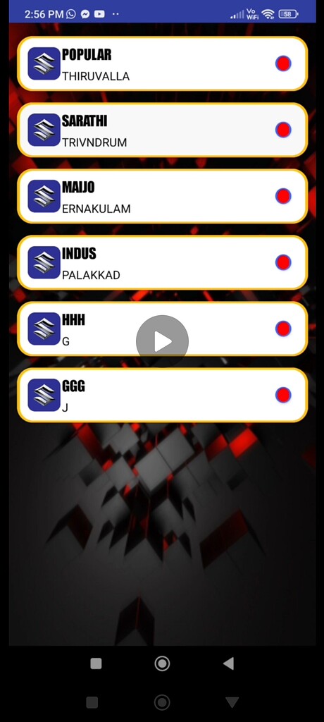 This is custom dynamic . This is possible for a spinner selection type ...