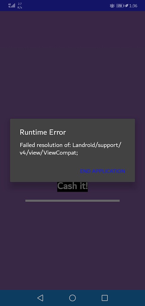 Facing error on my app - Discuss - Kodular Community