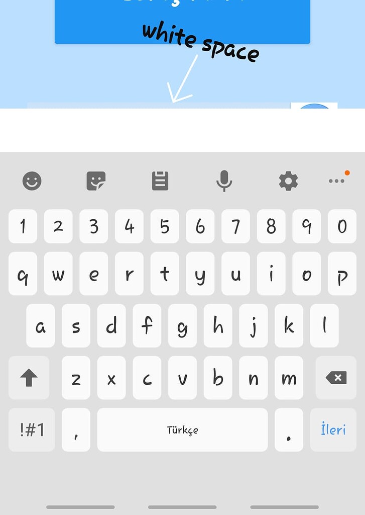 White space problem on keyboard - Discuss - Kodular Community