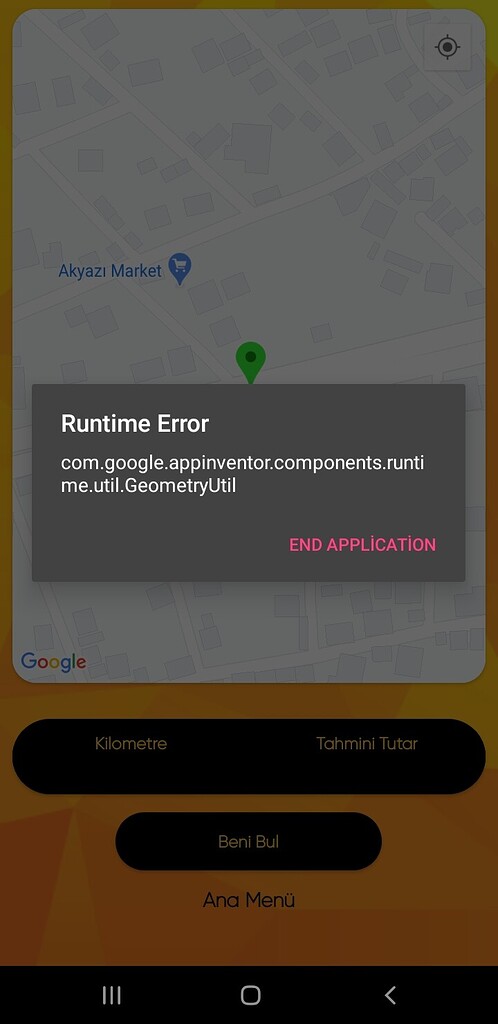 Kodular Google Maps Runtime Error - Discuss - Kodular Community