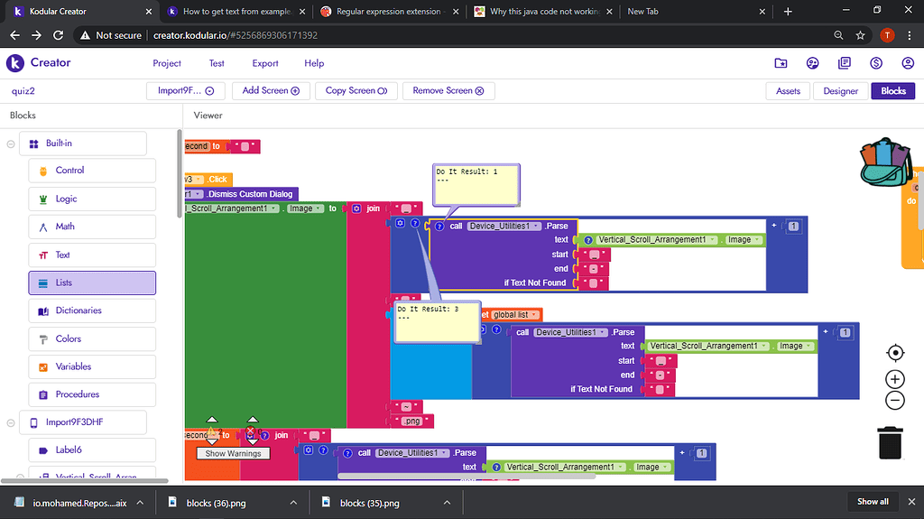 Blocks Output Are Wrong Discuss Kodular Community