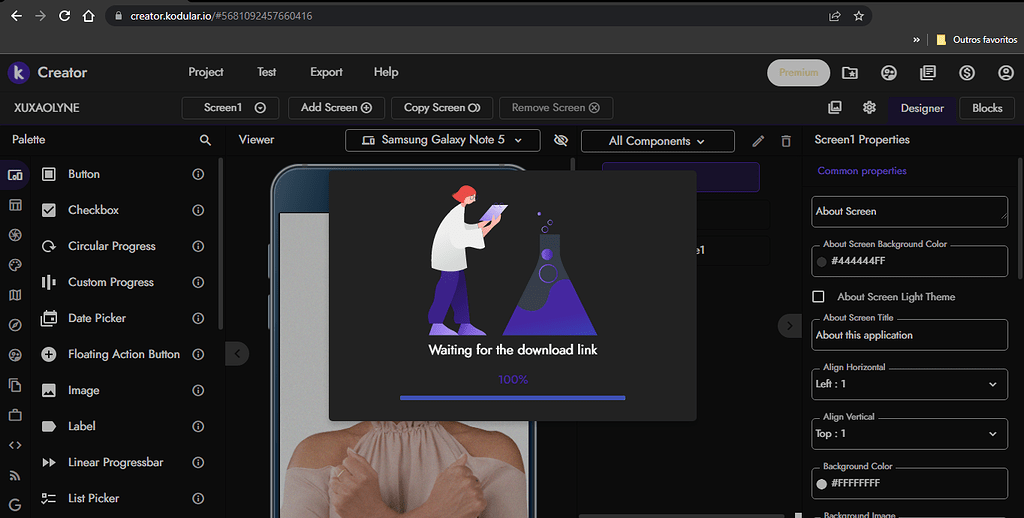 I can't compile my app, stuck at "Waiting for the download link" - Discuss - Kodular Community