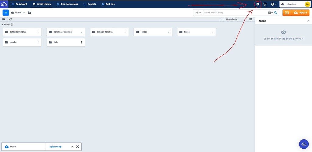 Save files to a specific folder when uploading with the Cloudinary component - Resources ...