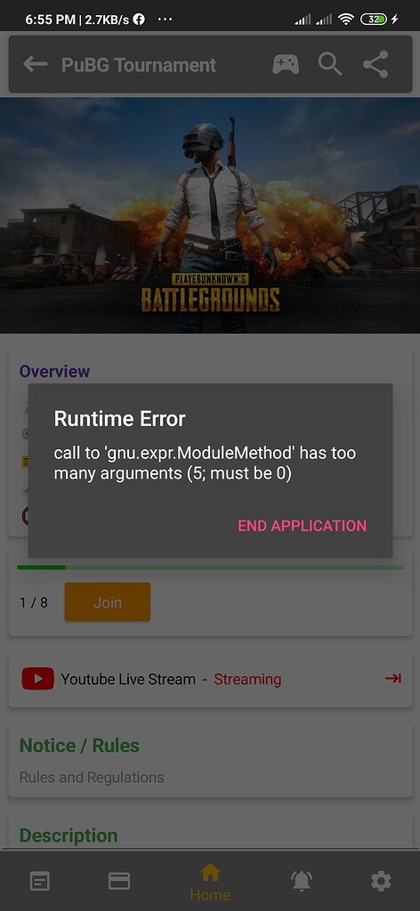 Run time error - Call to 'gnu.expr.ModuleMethod has too many arguments - Discuss - Kodular Community