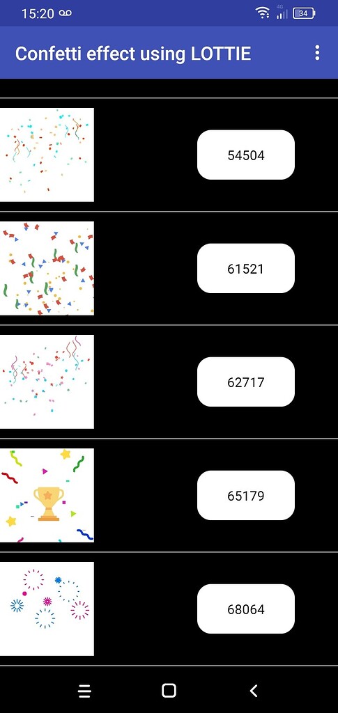 [AIA] Confetti animation screen - LOTTIE - Resources - Kodular Community
