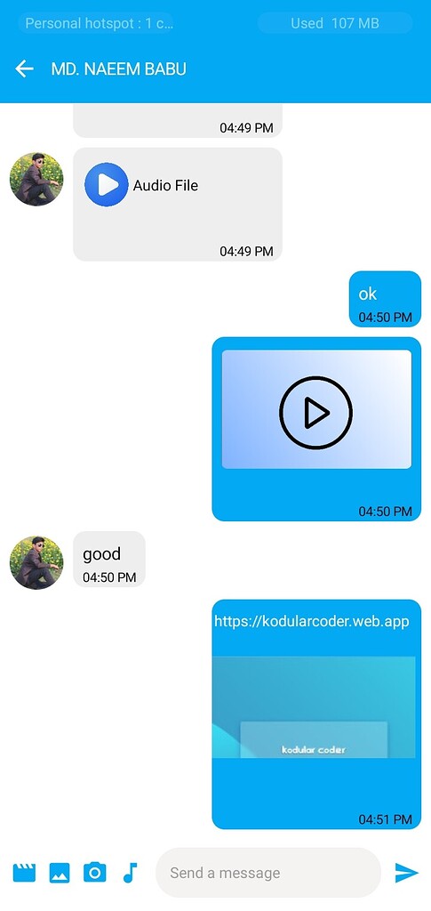 Chat app with Group chat - Koded Apps - Kodular Community